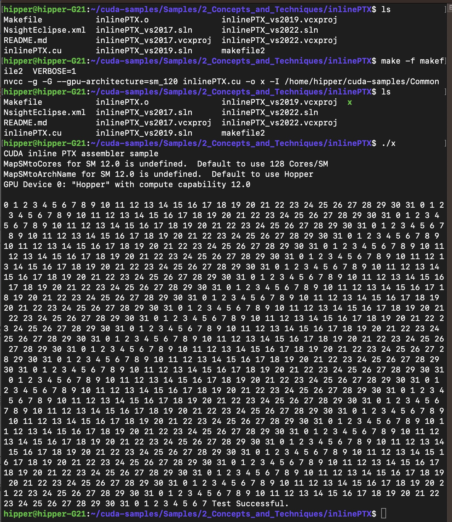 ptx 简介 02，解析 inline ptx 示例代码 cuda-sample_ptx代码-CSDN博客