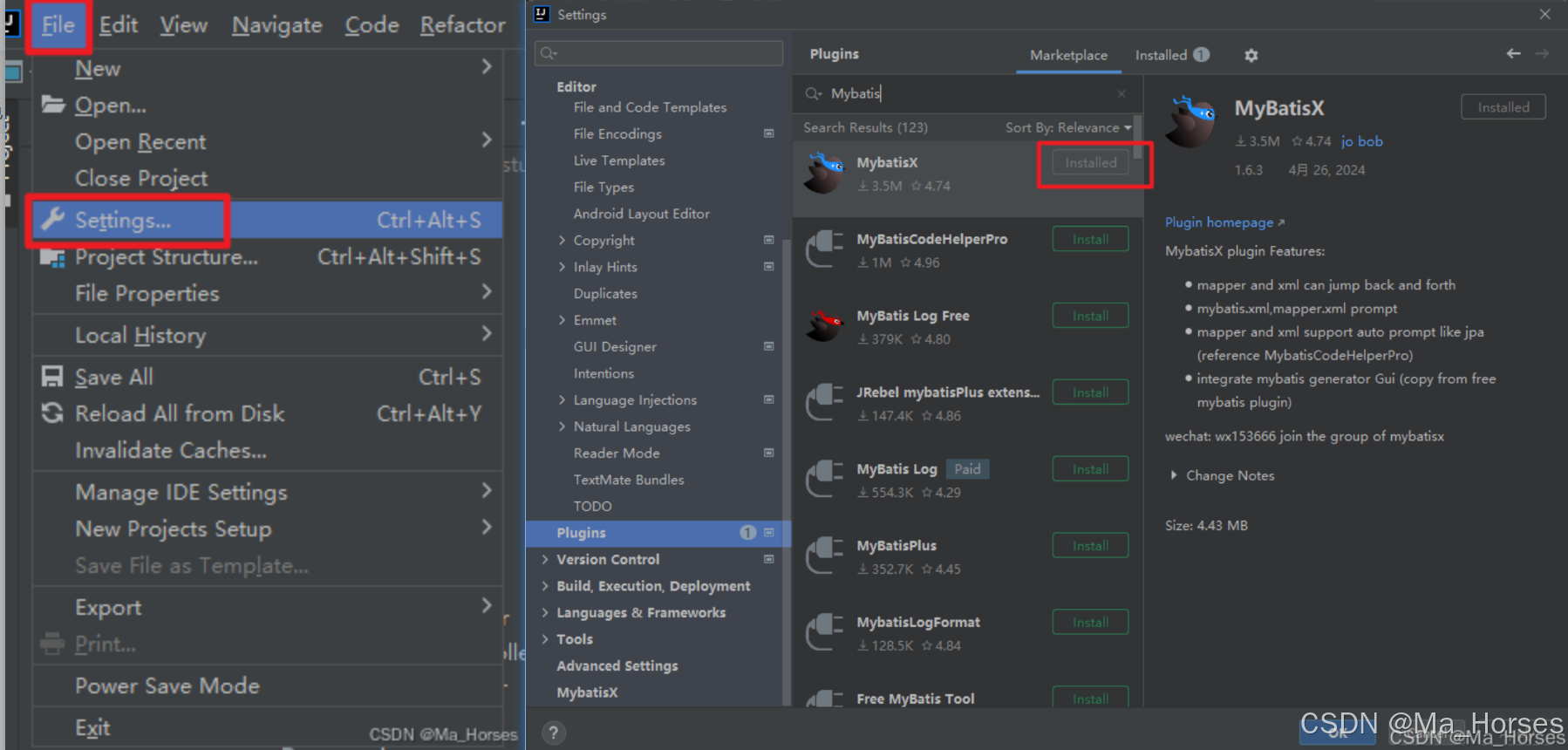 [MyBatisX]IDEA中，MySQL数据库快速生成pojo、mapper、service_idea数据库表生成service-CSDN博客