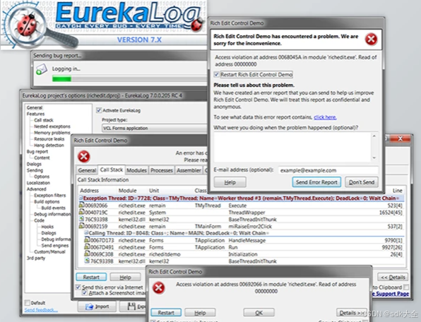 EurekaLog v7.13.4.1 SP4-CSDN博客