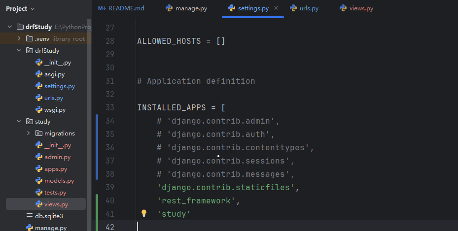 Django Rest Framework 创建纯净版项目_django restframework启动项目-CSDN博客