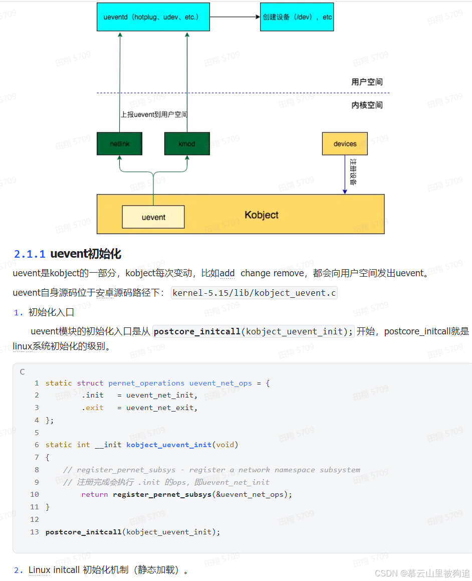 binder android以及uevent（kernel和用户侧通信）-CSDN博客