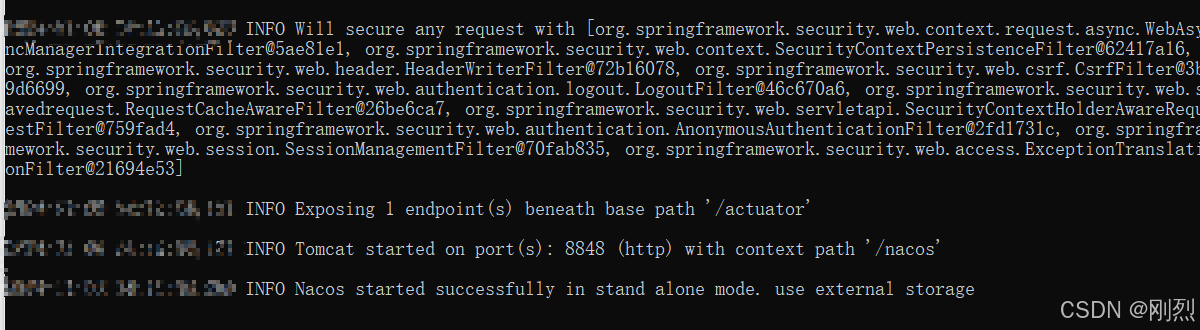 Nacos启动:Nacos Server did not start because dumpservice bean construction failure : No DataSource ...