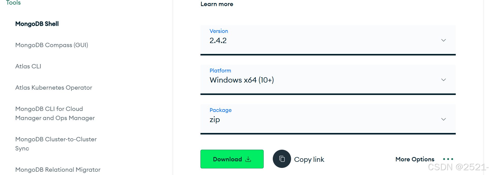 【MongoDB windows部署 最新版教程 3 】（shell连接）_mongodb shell-CSDN博客