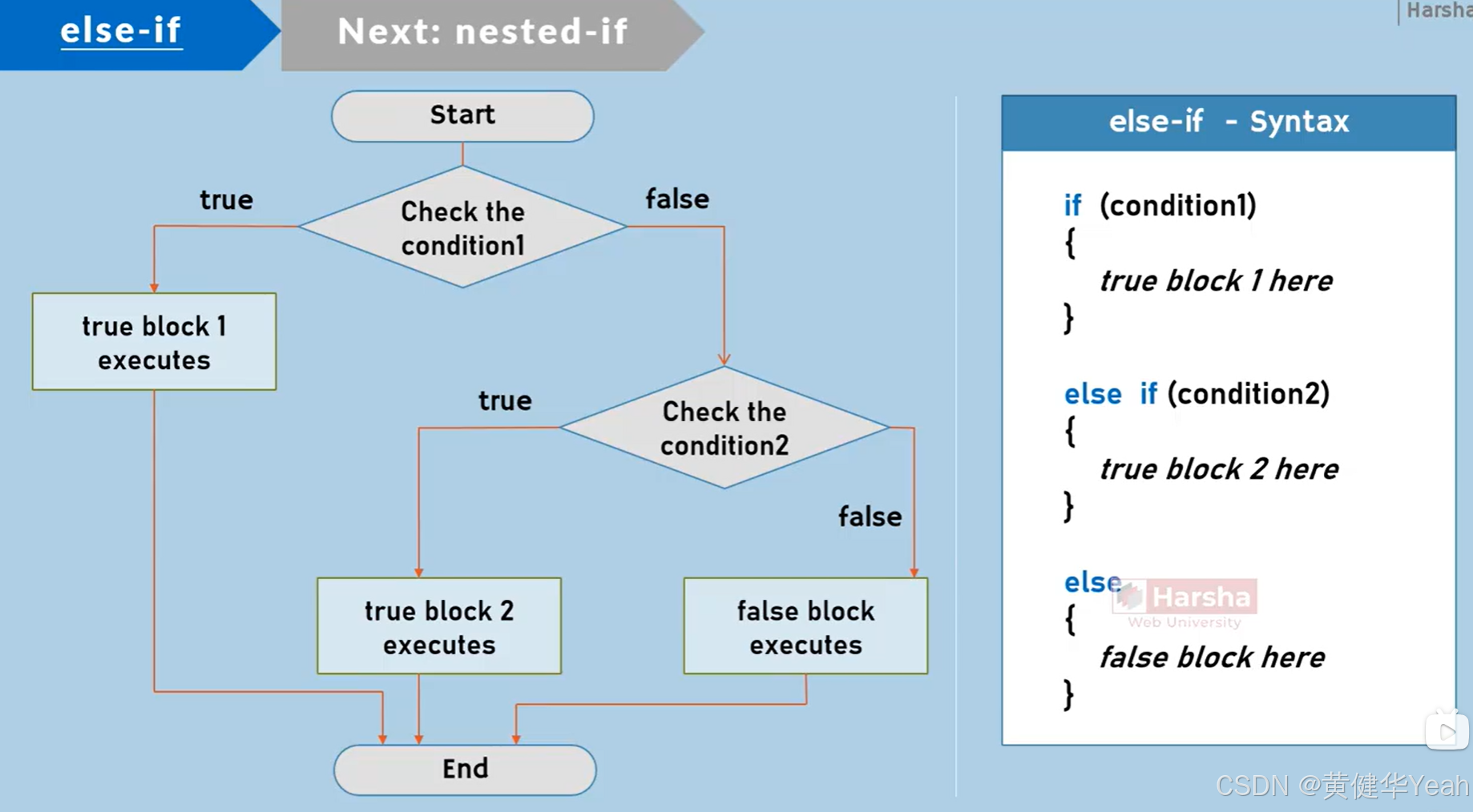 020 If, If-else, Else-if, Nested-if-CSDN博客