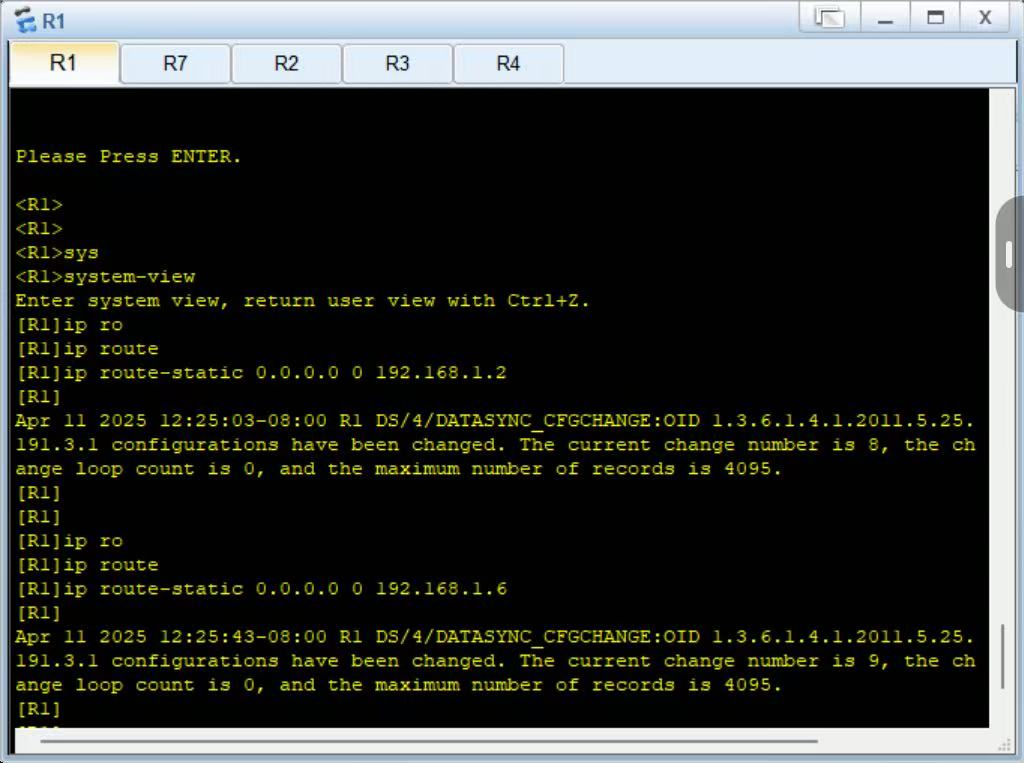 HCIA第四次作业 静态综合-CSDN博客