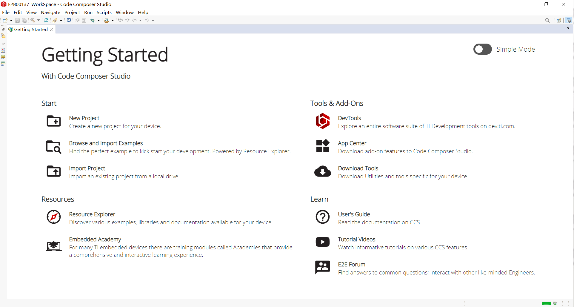 TI第三代C2000系列DSP（F2800137）实用教程 第4篇 CCS新建工程_c2000ware如何导入ccs-CSDN博客