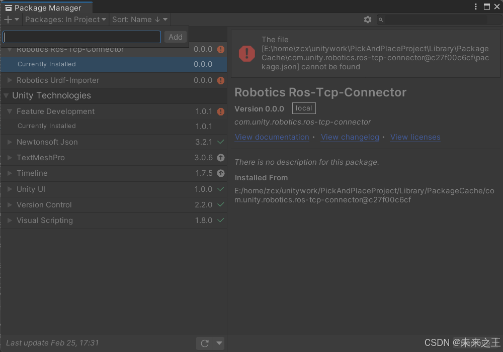 在Unity当中添加package在哪里找_unity package manager-CSDN博客