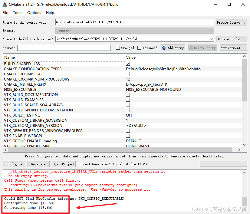 VS2022+VTK配置环境竟如此简单！（无需CMAKE知识）-CSDN博客