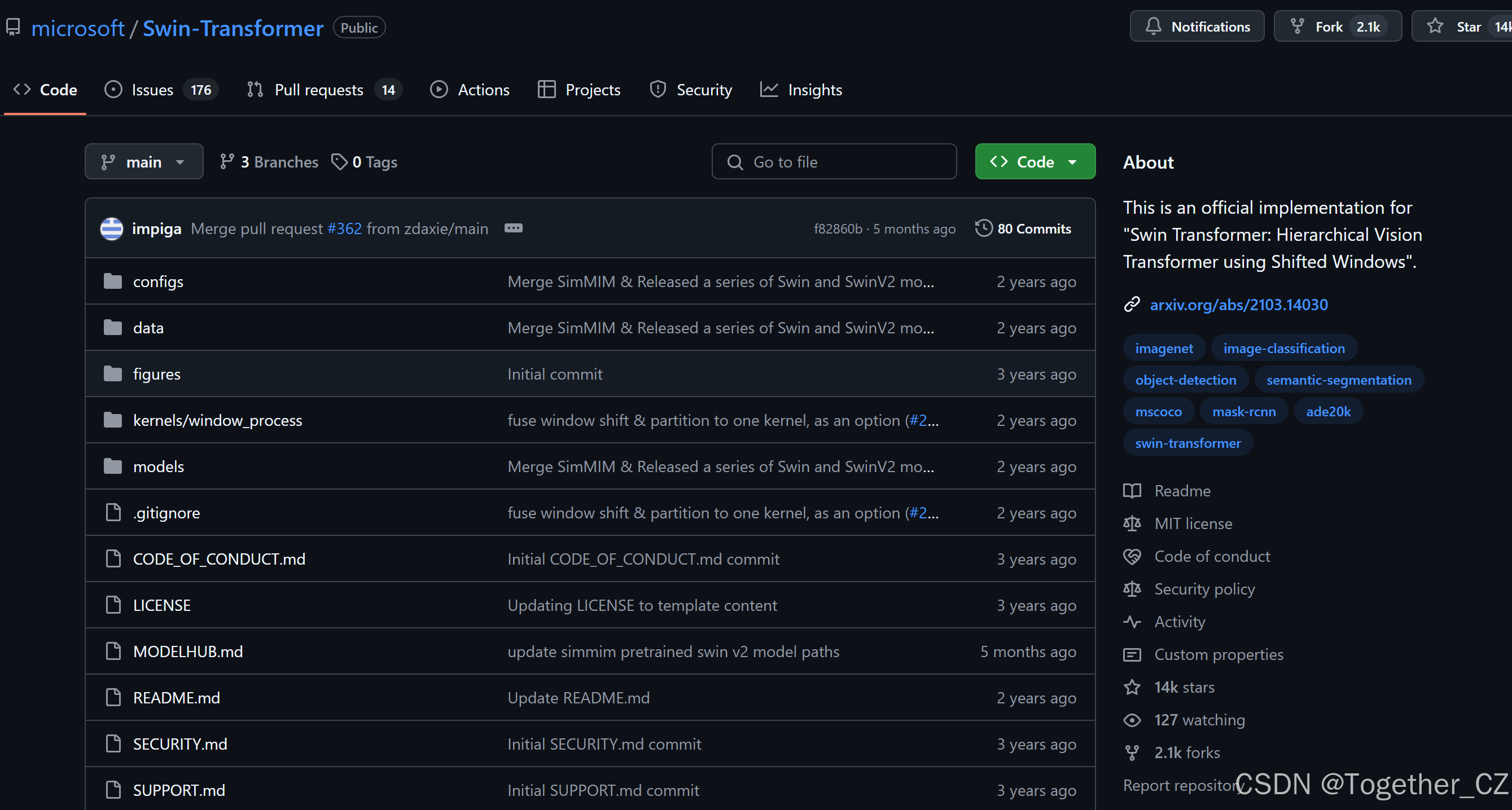 Swin Transformer: Hierarchical Vision Transformer using Shifted Windows——使用移位窗口的分层视觉Transformer ...