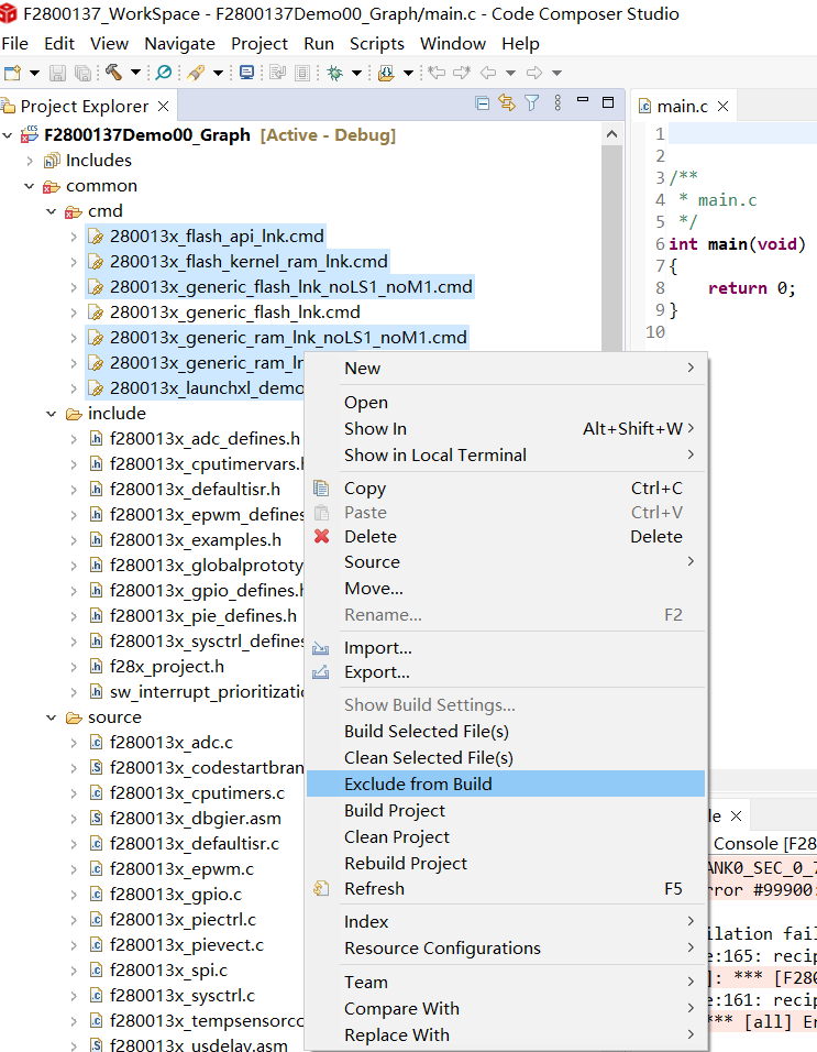 TI第三代C2000系列DSP（F2800137）实用教程 第4篇 CCS新建工程_c2000ware如何导入ccs-CSDN博客