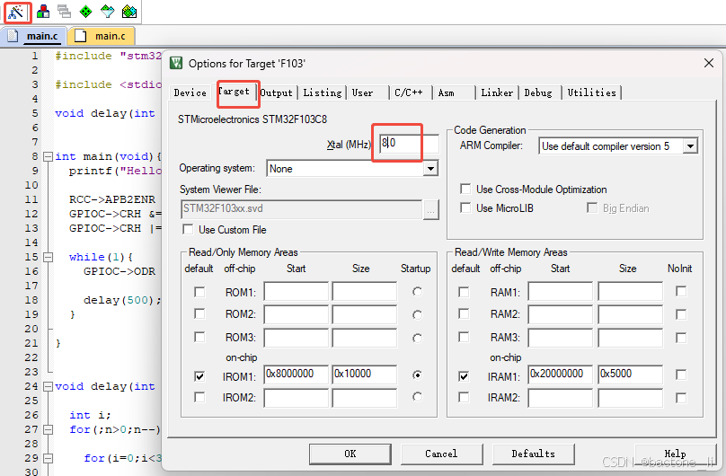 Keil中如何使用debug调试LED闪烁和输出字符串(无硬件)_keil simulator led-CSDN博客