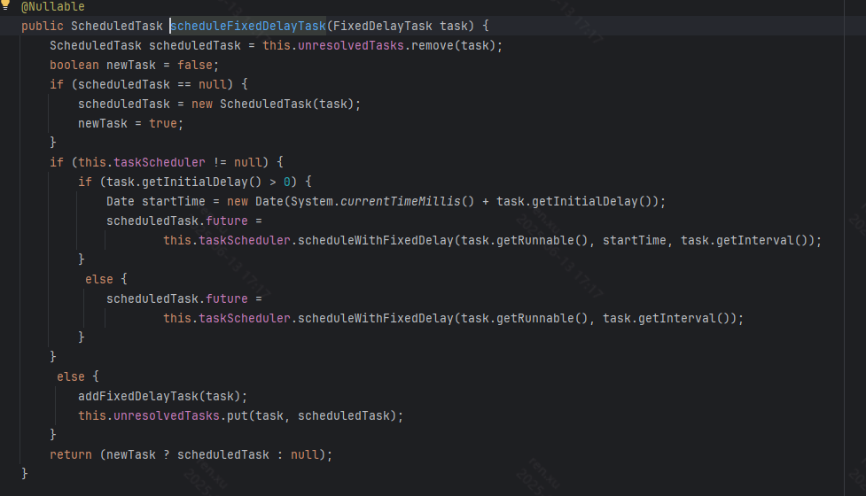 Spring @Scheduled注解、JUC定时线程池任务执行超过周期或者频率，下一次执行时间应该是什么时候呢？_scheduledfuture 获取下次执行时间-CSDN博客