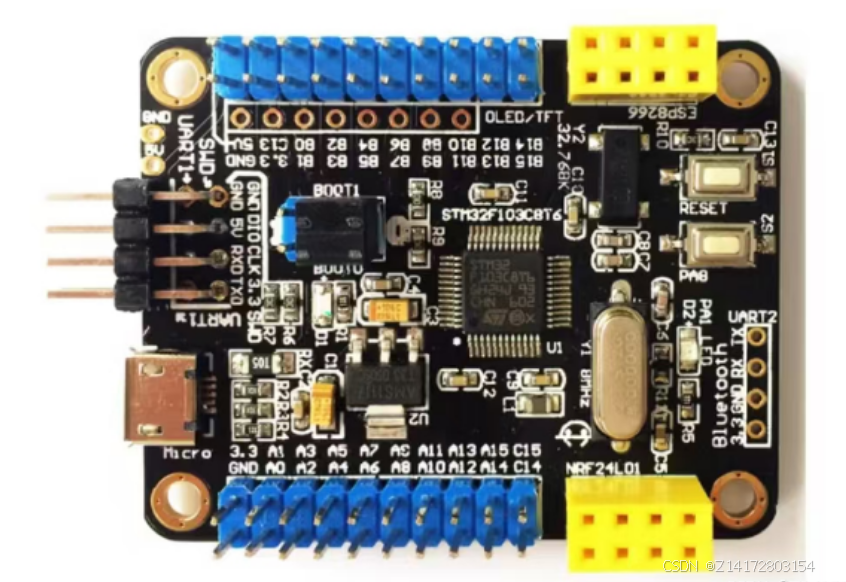 启光STM32F103C8T6系统板使用HC-SR04模块_启光电子开发板-CSDN博客