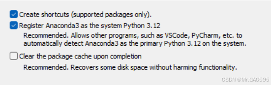 【Anaconda新手安装】_create shortcuts(supported packages only)-CSDN博客