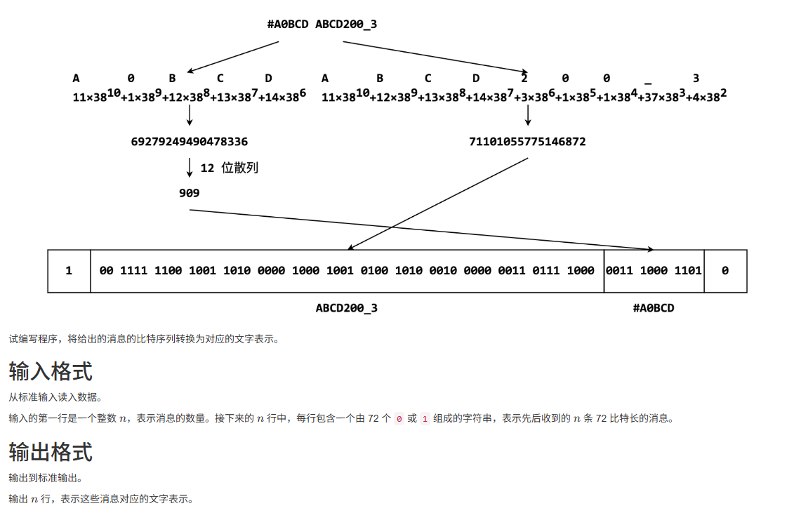 CCF-CSP第38次认证第三题——消息解码（满分题解）_csp消息解码-CSDN博客