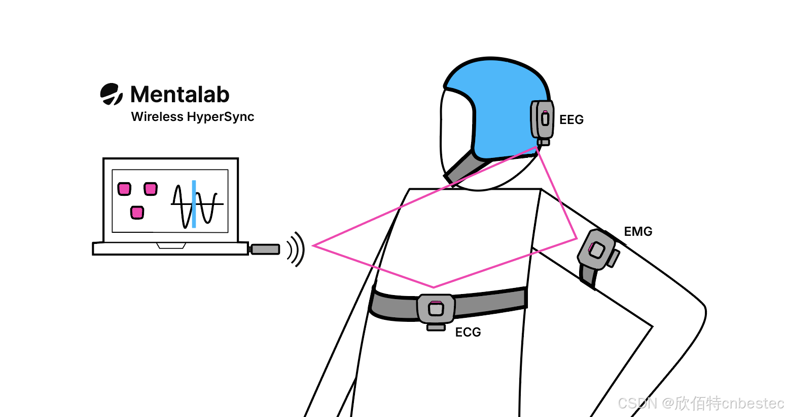打破有线束缚：Mentalab Hypersync 如何重新定义生理研究的「时间精度」-CSDN博客