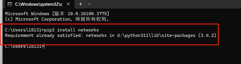 报错ModuleNotFoundError: No module named ‘networkx‘，解决办法（完整）_modulenotfounderror: no module named ...