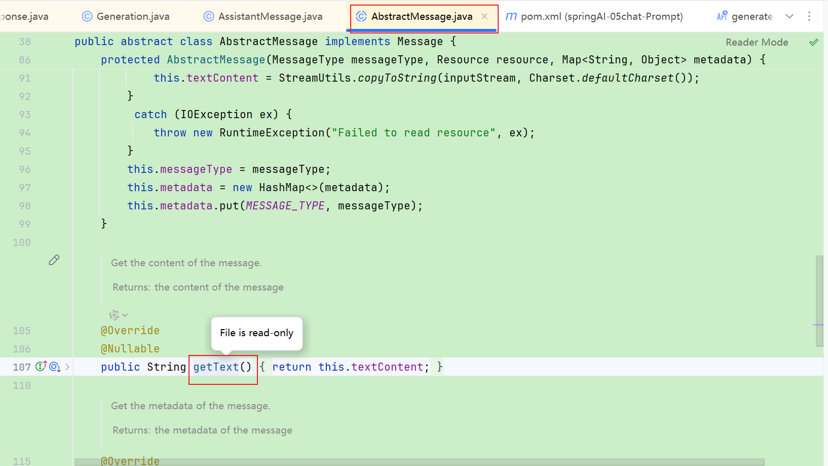 编写Prompt的程序，限定回答问题的范围（流式返回）、Flux＜ChatResponse＞和Flux＜String＞的区别、以及进行 ...