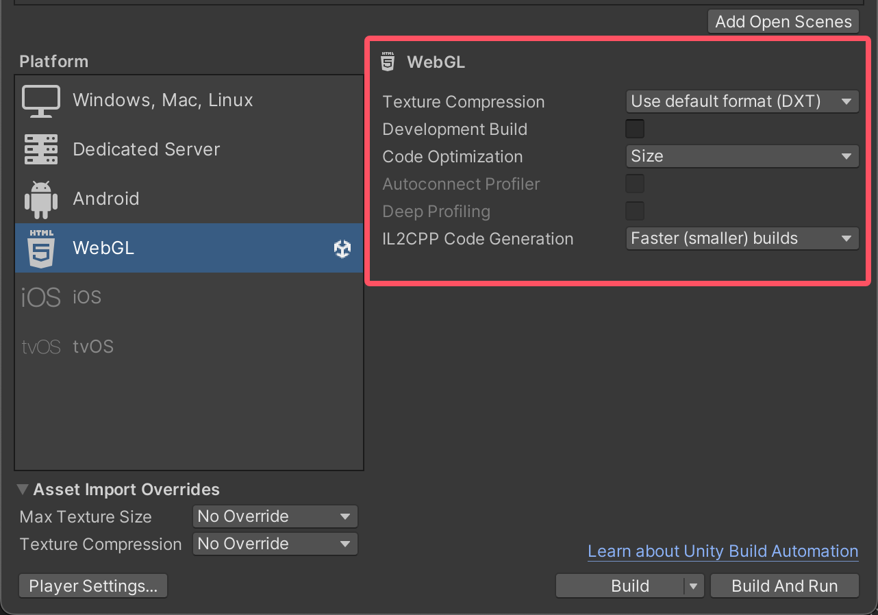 项目实训（5）——Unity的WebGL部署嵌入Web_unity打包webgl部署到网页-CSDN博客