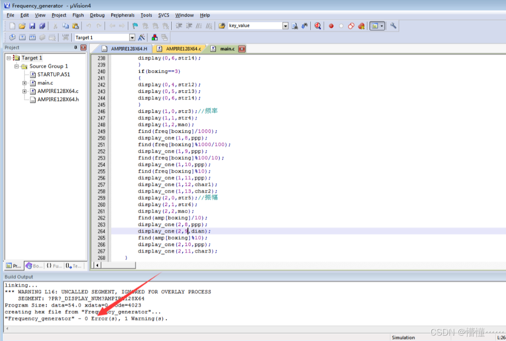 195、基于51单片机的波形发生器仿真设计（4种，调幅调频，12864）_12864波形显示程序 51-CSDN博客
