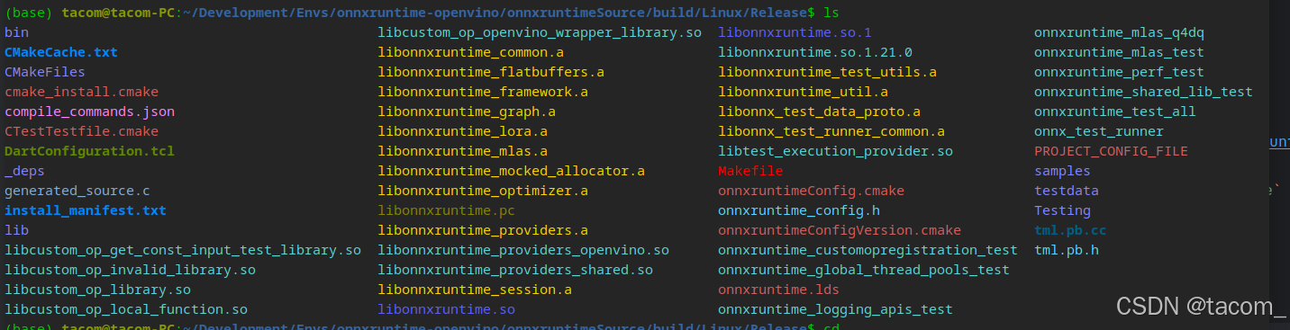 Linux环境下编译OnnxRuntime OpenVINO并简单使用_onnxruntime-openvino-CSDN博客