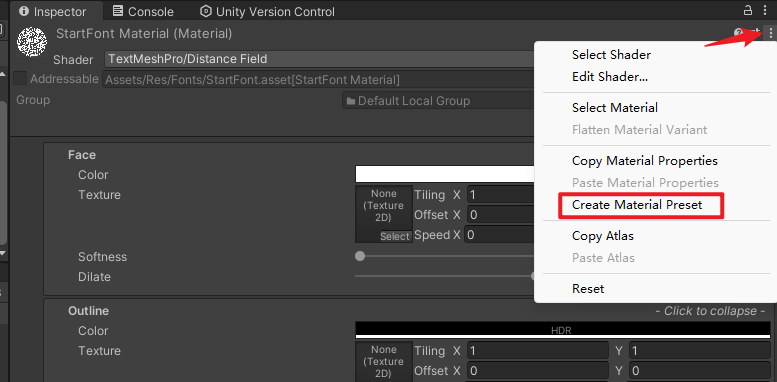 TextMeshPro 使用笔记_unity textmeshpro material preset-CSDN博客