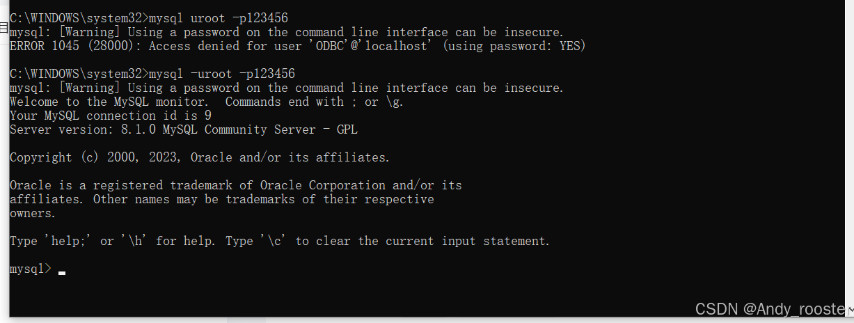 ERROR 2003 (HY000): Can‘t connect to MySQL server on ‘localhost:3306‘ (10061)_error 2003 (hy000 ...