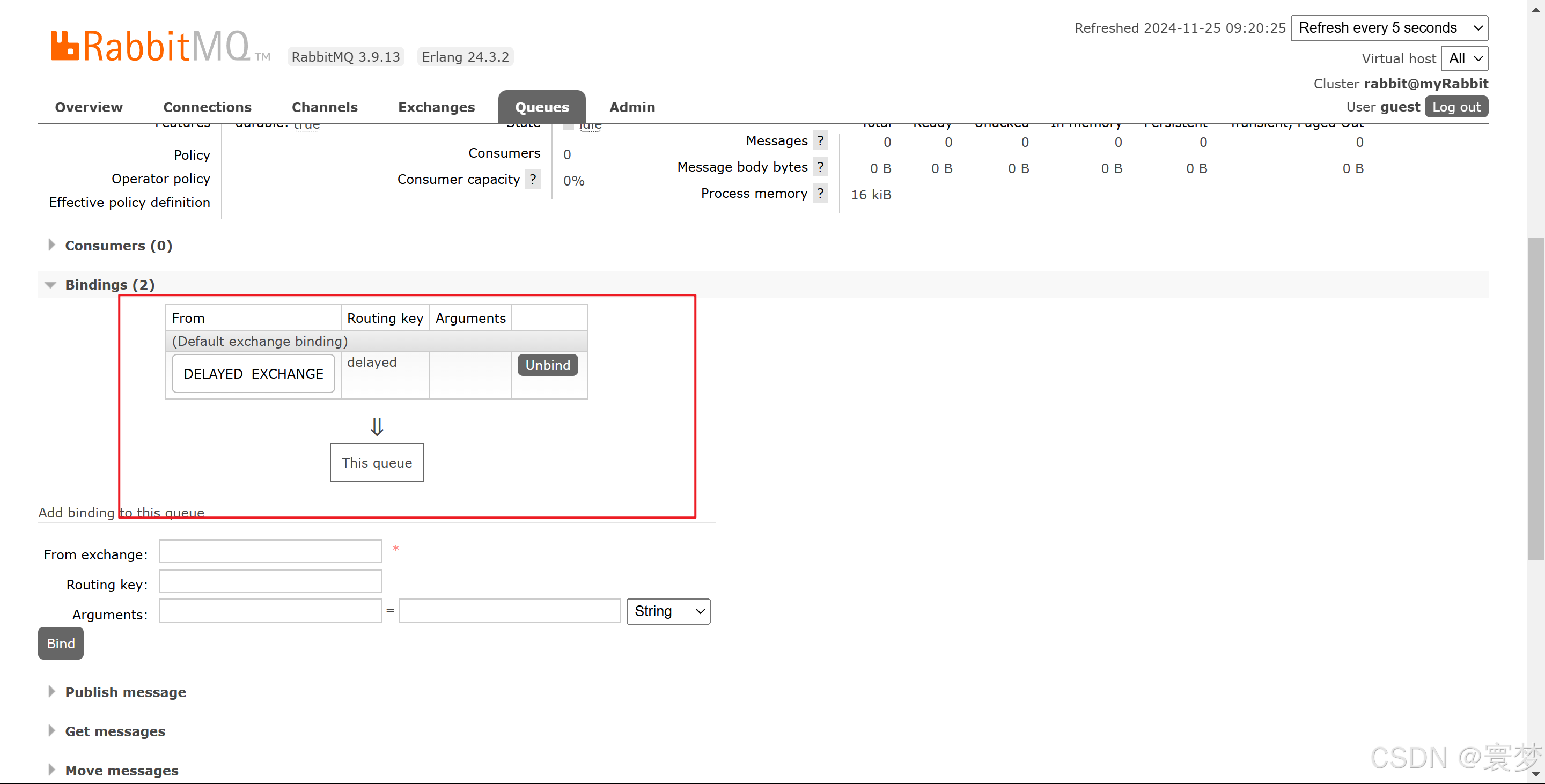 SpringBoot实现RabbitMQ延迟队列_springboot 2.1.3-release 集成rabbitmq 配置延迟队列-CSDN博客