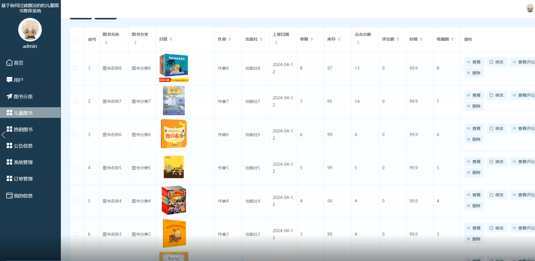 基于springboot协同过滤算法的的图书推荐系统设计和实现源码论文部署讲解等基于协同过滤算法的毕设题目 Csdn博客