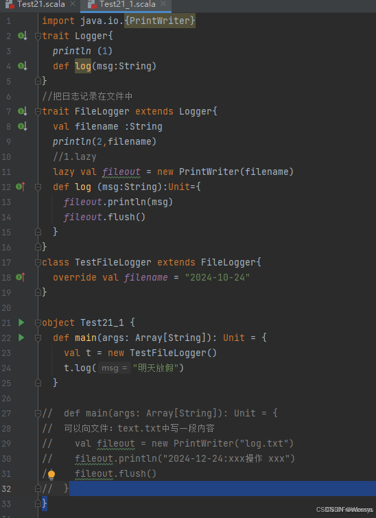 Scala的trait-CSDN博客