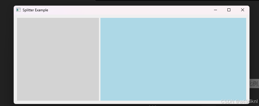 pyqt QSplitter的简单使用-CSDN博客