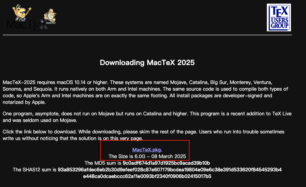 【Macbook-Latex安装部署教程】【Win-Texlive镜像下载】【简单易上手】MacTex+Vscode/Texstudio-CSDN博客