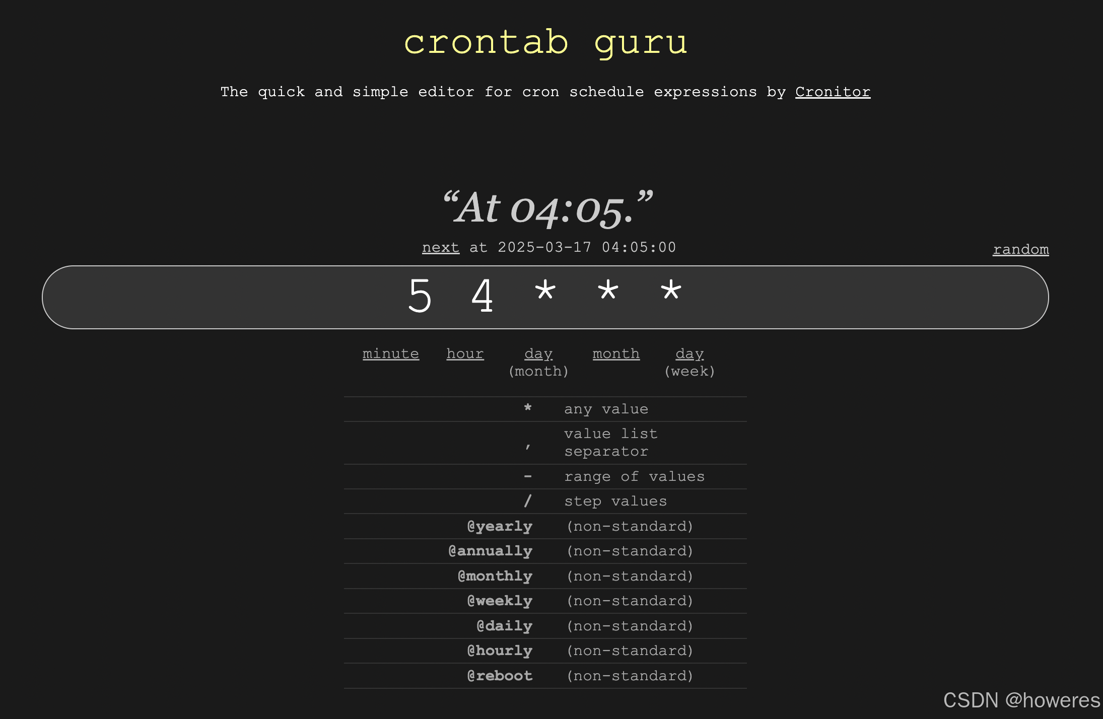 Crontab 表达式_trontab表达式-CSDN博客