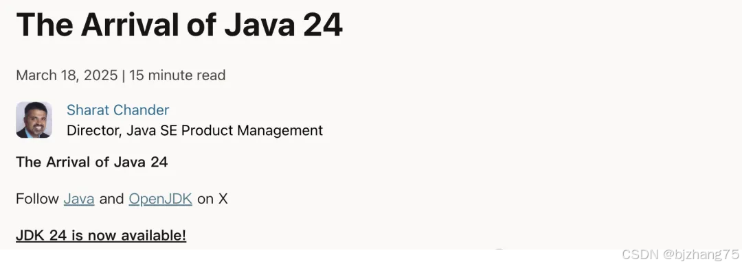 Java 24 正式发布了_java24-CSDN博客