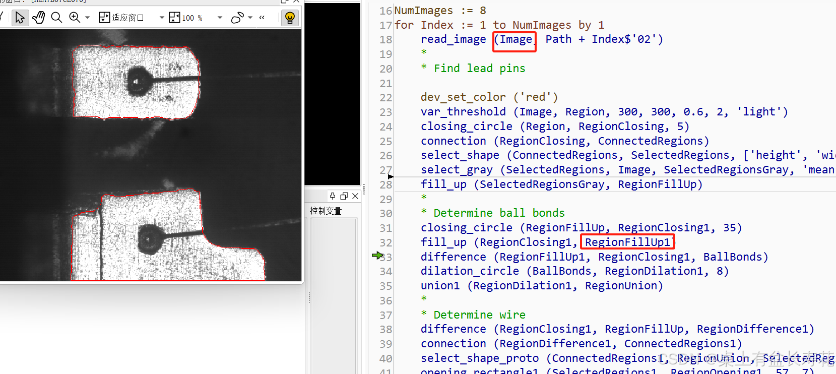 halcon案例segment_ball_bond_lead_frame_halcon能检测金线吗-CSDN博客