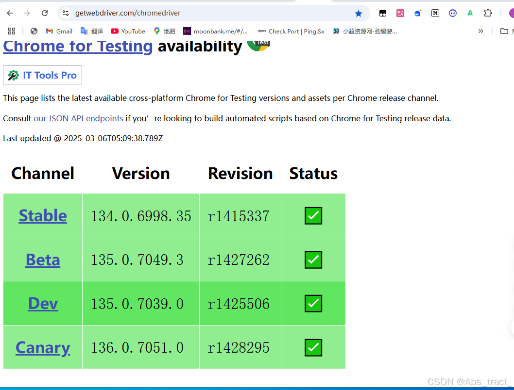 最新chromedriver更新网站_chromedriver 最新-CSDN博客