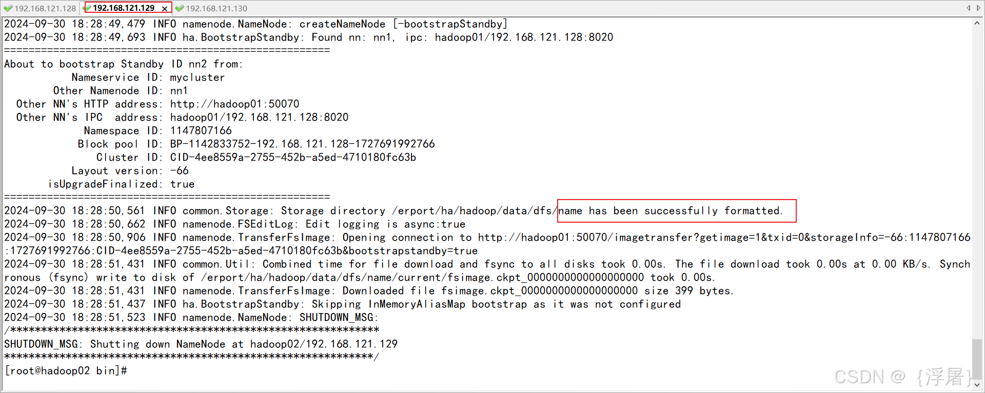 基于zookeeper安装部署下，配置 HDFS-HA 集群_hadoop hdfs ha集群如何配置-CSDN博客