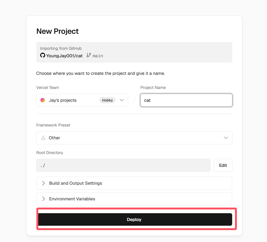 使用github+vercel部署静态网页+设置国内域名（最新）_vercel部署静态页面-CSDN博客