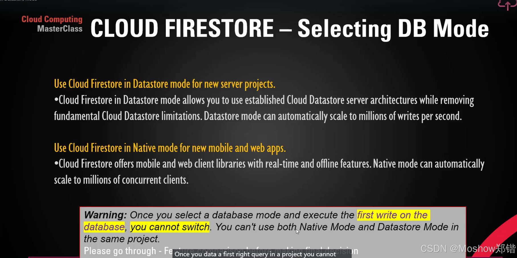 GCP Cloud FireStore的Native Mode和DataStore Mode有什么区别_gcp firestore-CSDN博客