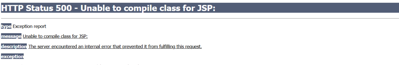 亲测解决：Unable to compile class for JSP-CSDN博客