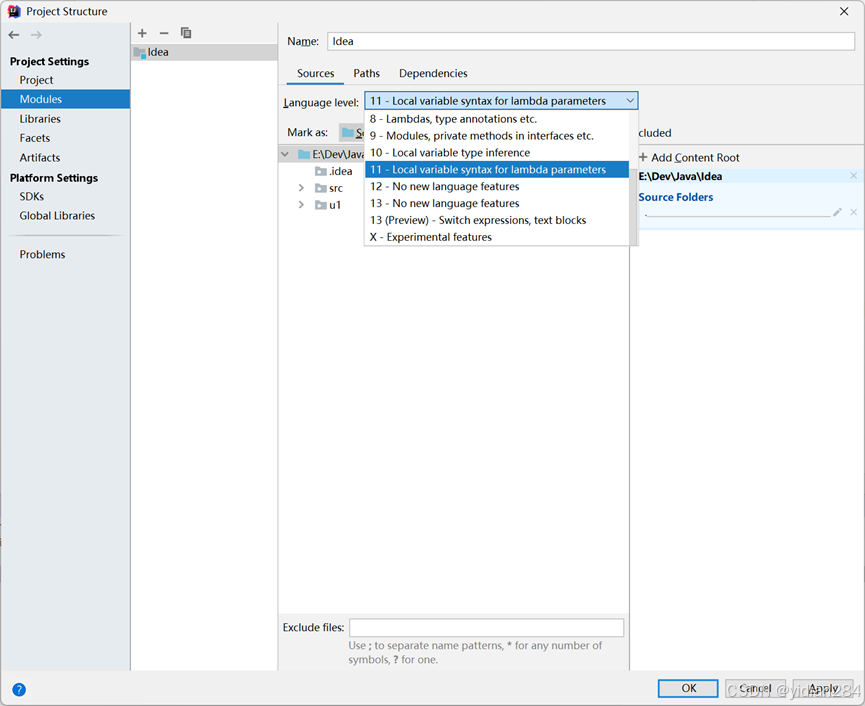 IDEA报错：Error:java: 错误: 不支持发行版本 13-CSDN博客