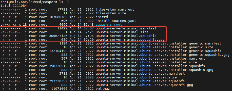 Chroot 环境xorriso工具定制ubuntu22.04镜像_ubuntu-server-minimal.squashfs ubuntu-server-minim-CSDN博客
