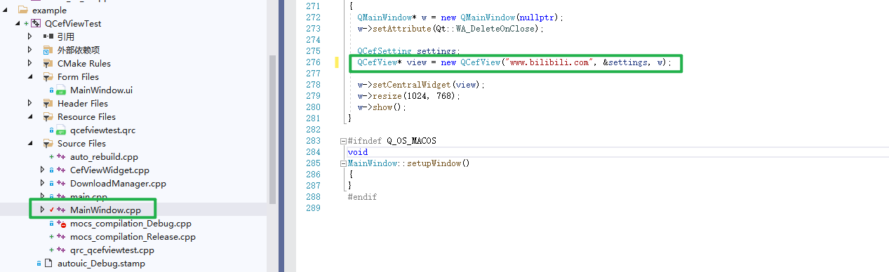 QCefView 在QT中的使用-CSDN博客