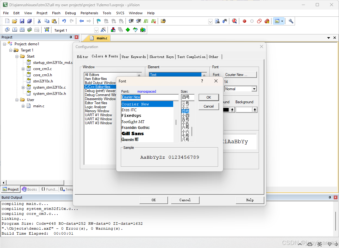 stm32学习03新建工程_stm32 新建工程-CSDN博客
