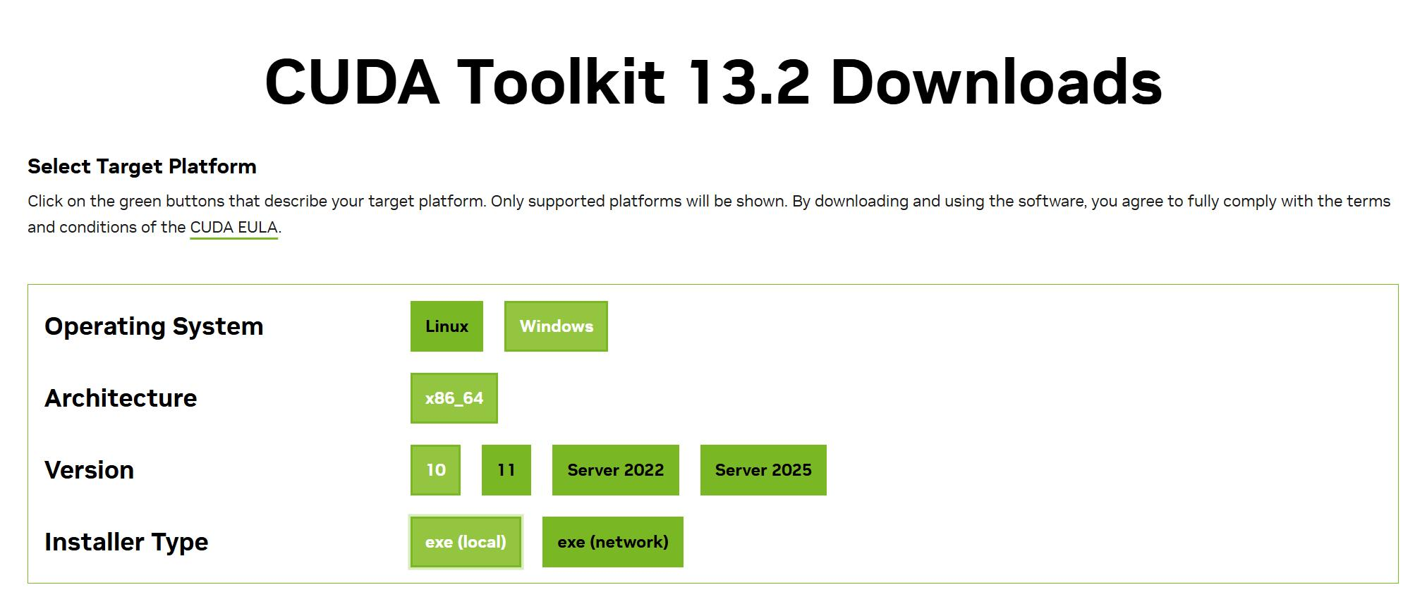 CUDA Windows与Linux系统安装完整教程_cuda安装-CSDN博客