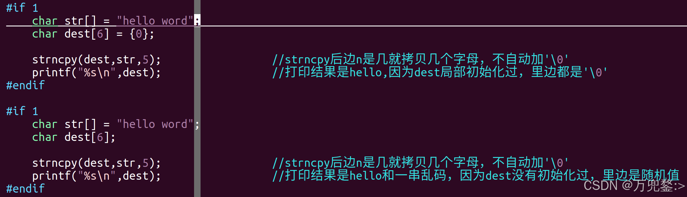嵌入式学习Day7 C语言 --- 一维整形数组、一维字符型数组，二维整形数组_c语言整形数组-CSDN博客