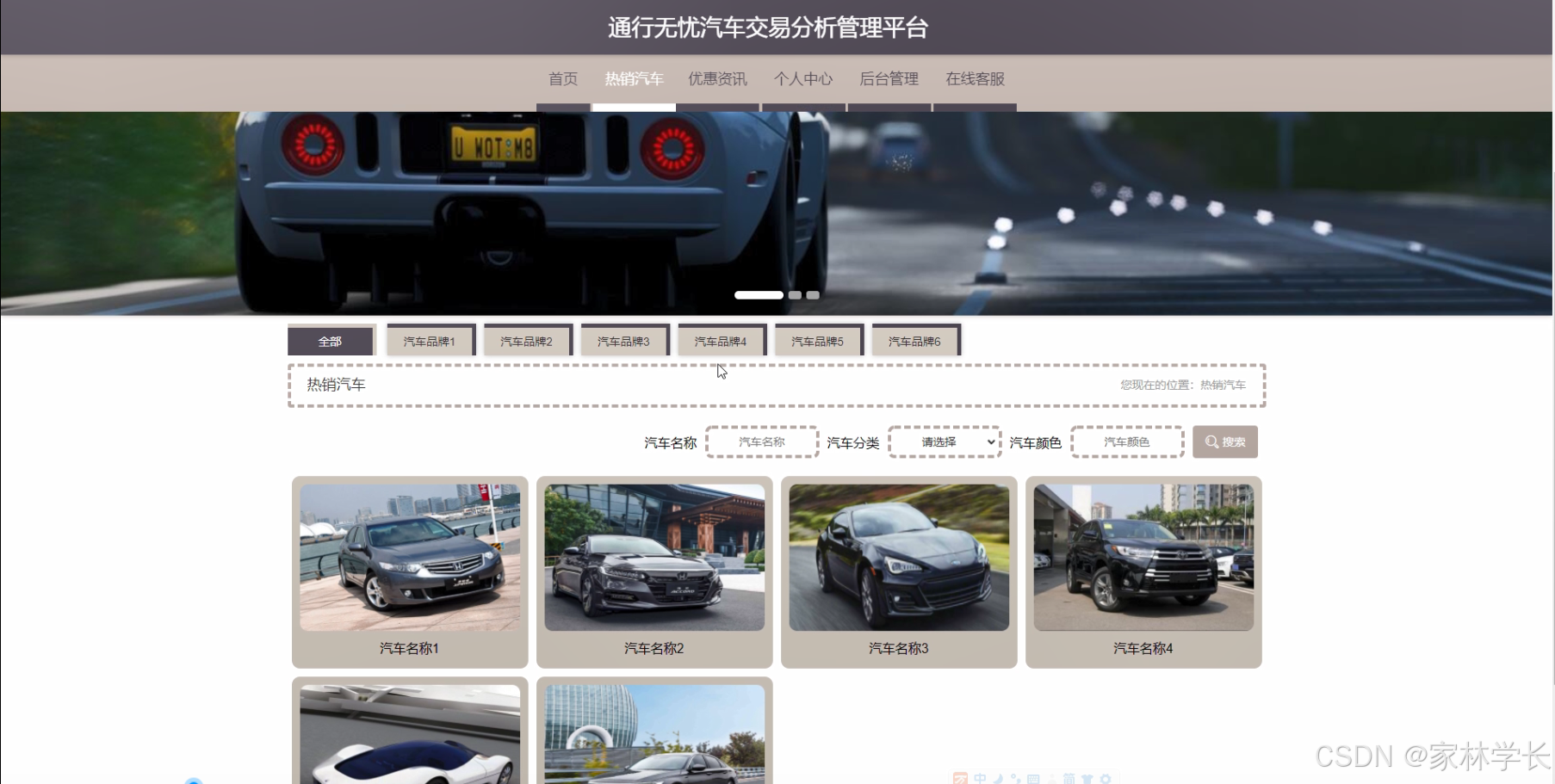 Java计算机毕业设计通行无忧汽车交易分析管理平台(开题程序论文) Csdn博客
