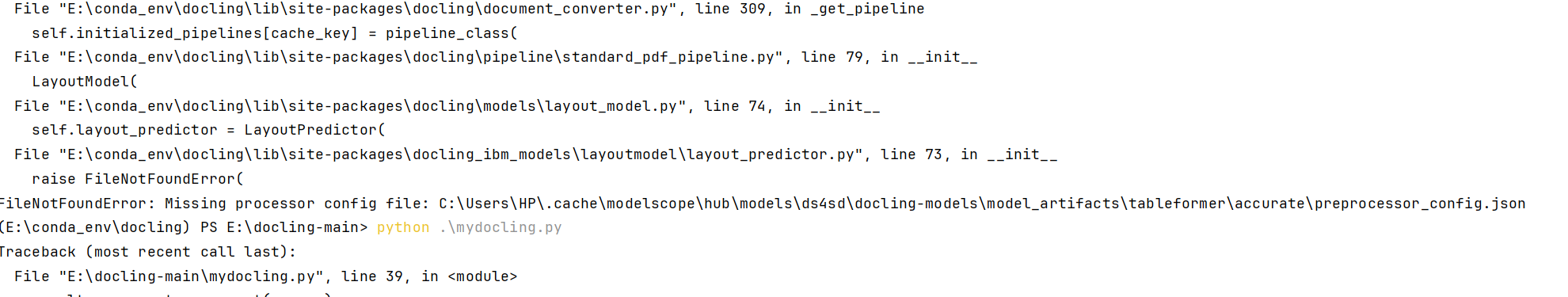 Docling学习笔记(含本地部署教程)_docling本地部署-CSDN博客