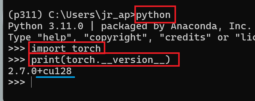 安装Pytorch详细步骤，含CPU版和CUDA版_cpu版本pytorch-CSDN博客