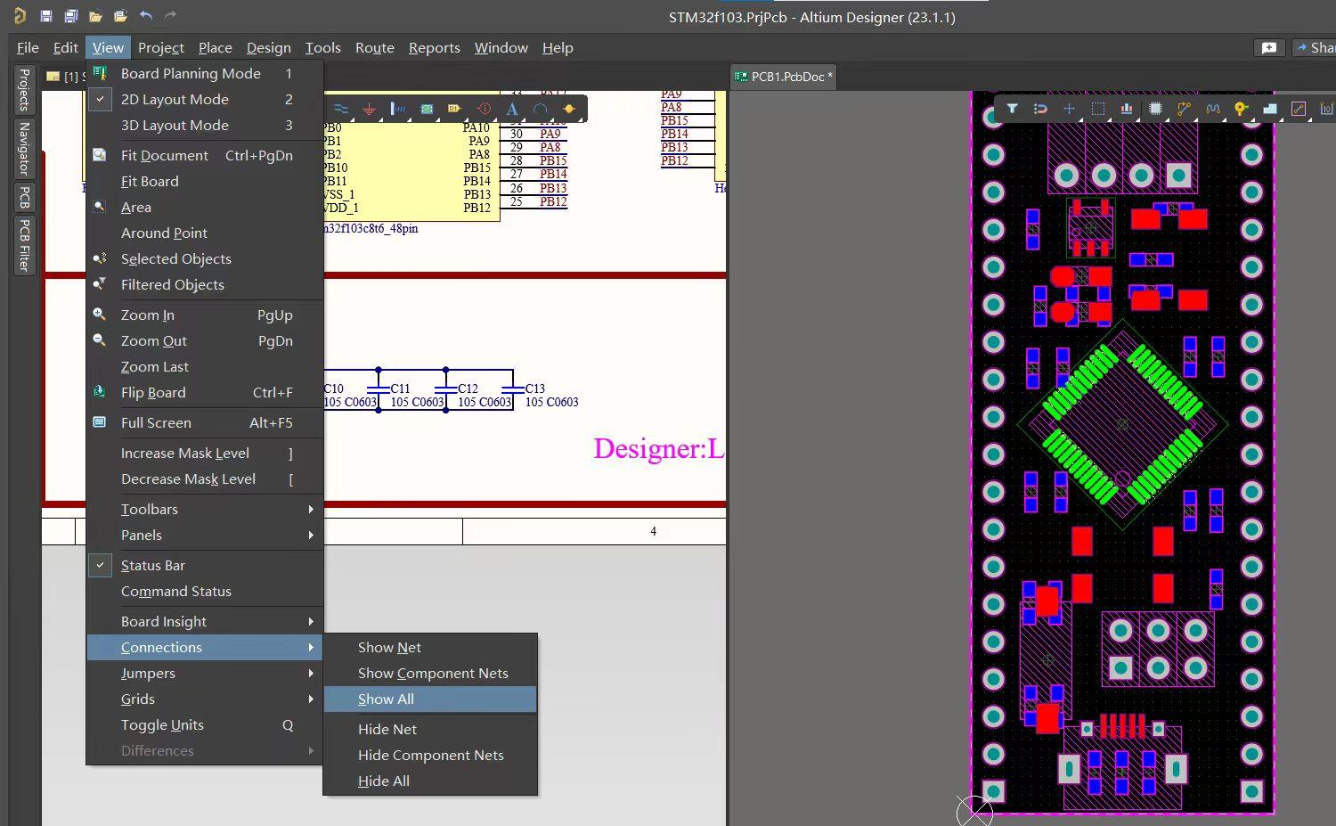 AD学习笔记——以AD23为例绘制STM32最小系统_ad23自动布线-CSDN博客